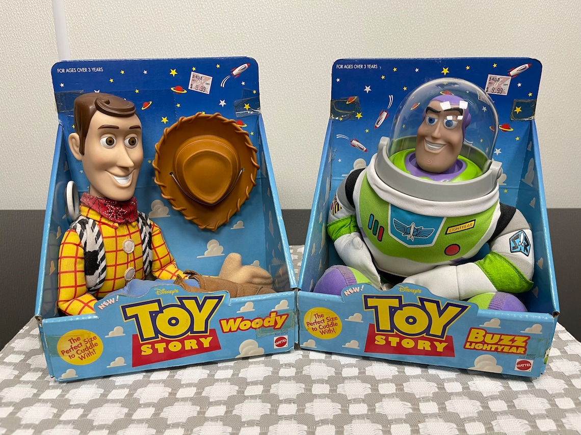 RARE ORIGINAL Toy Story Woody and Buzz Lightyear New in Packaging! - Etsy