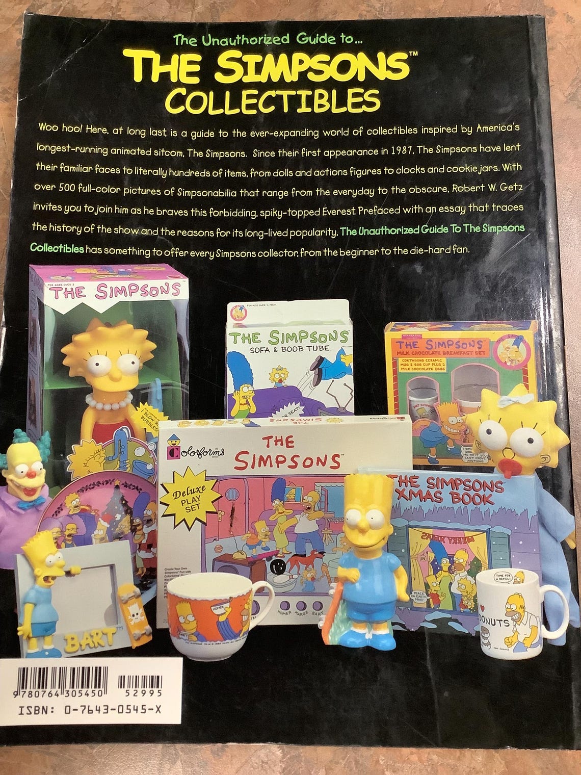 1998 "the Unauthorized Guide to THE SIMPSONS COLLECTIBLES, A Handbook ...