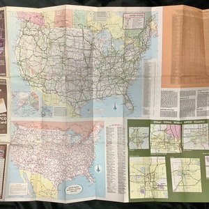 1979 APCO COUNTRY Vintage MAP of the Central United States - Etsy