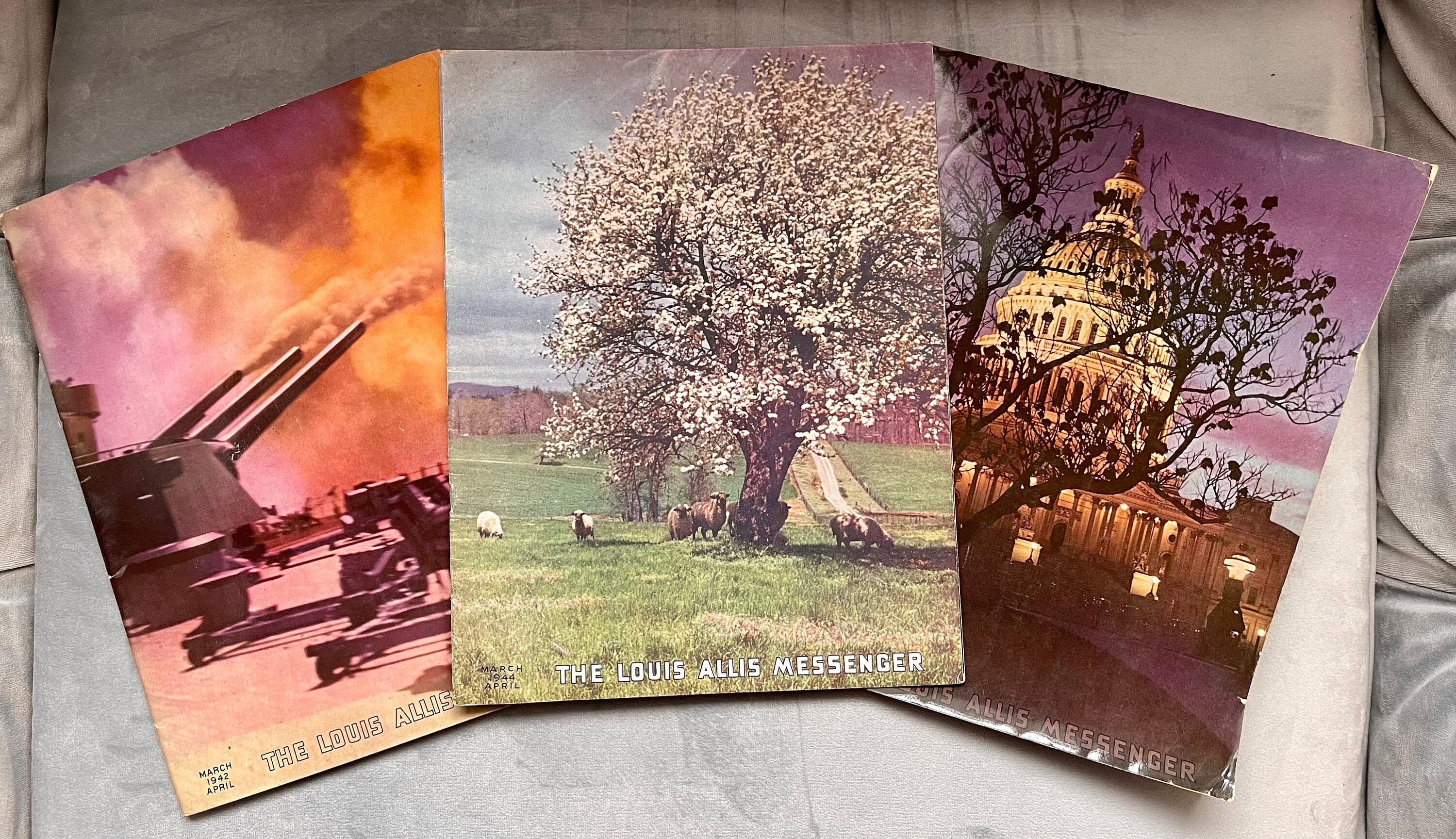 Set of 3 the LOUIS ALLIS MESSENGER Mazaginzes 1942, 1944 - Etsy