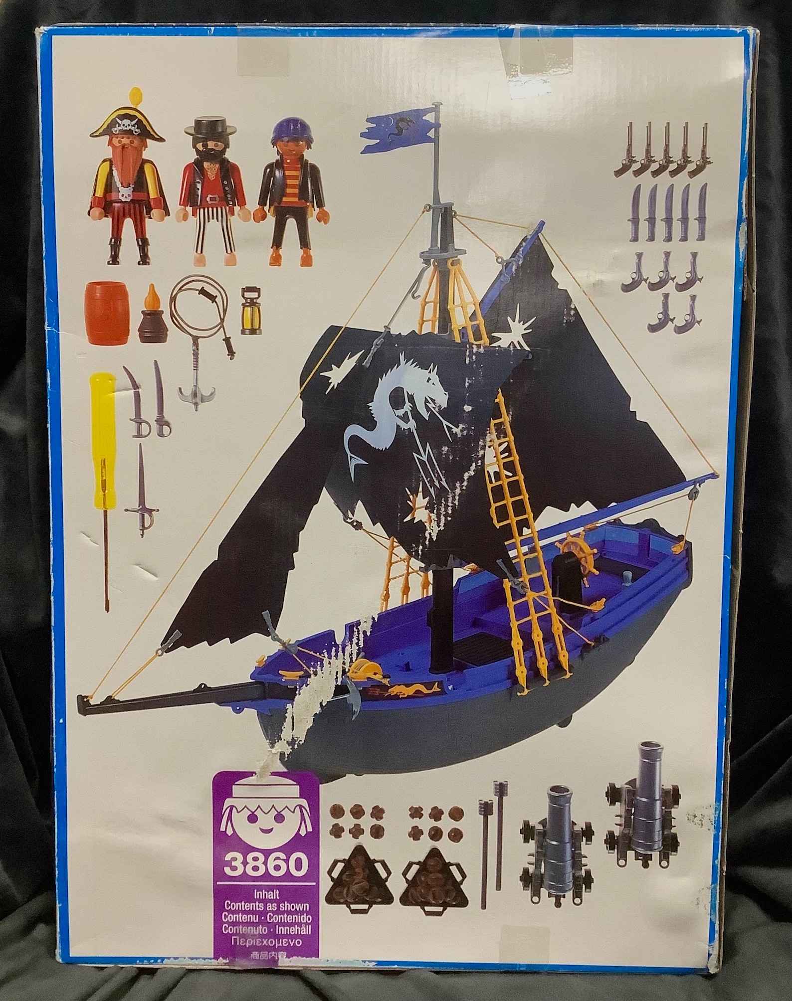 UNOPENED 1997 PLAYMOBIL PIRATE Ship Set 3860 - Etsy