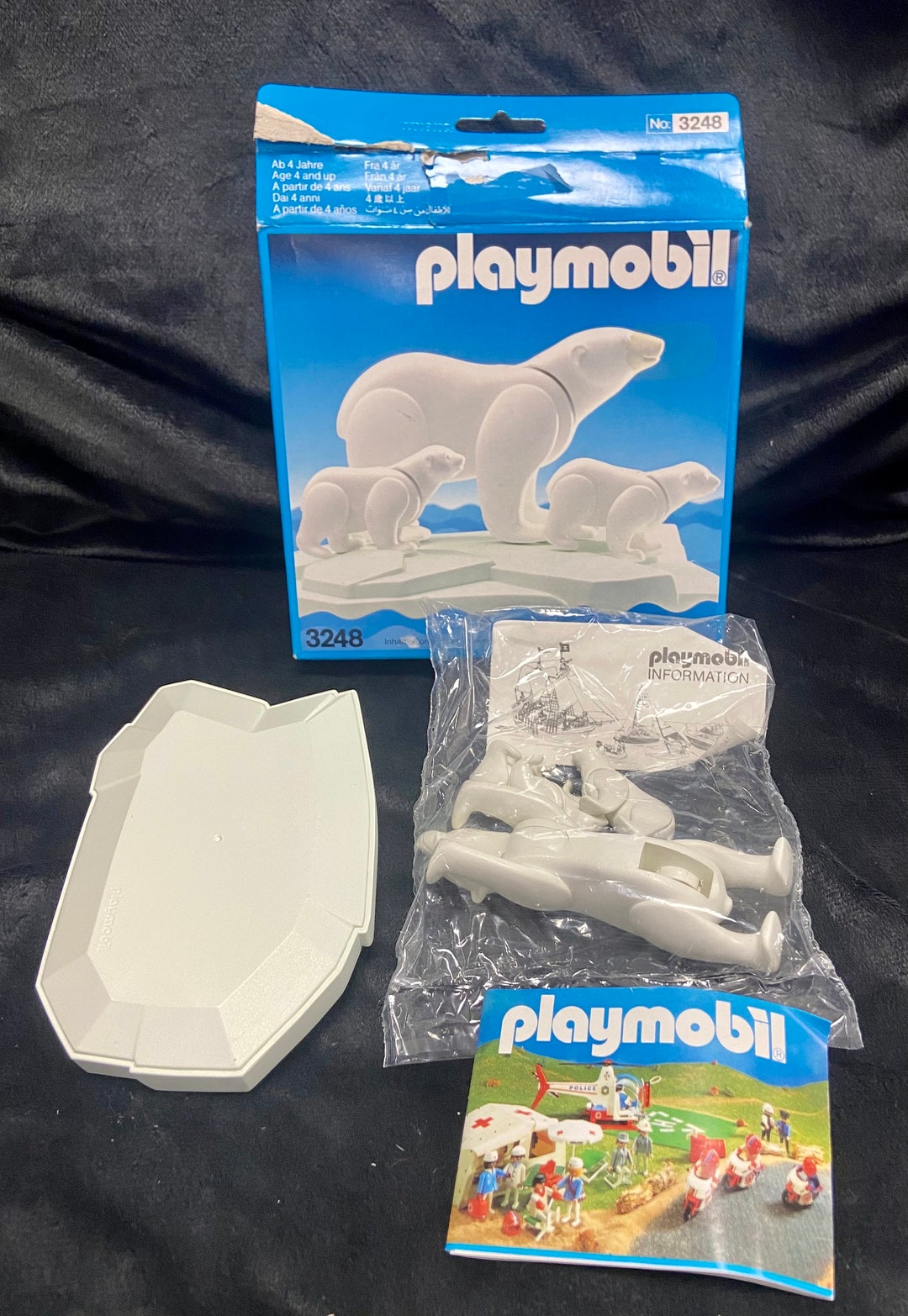 UNOPENED 1985 PLAYMOBIL POLAR Bears Set 3248 - Etsy