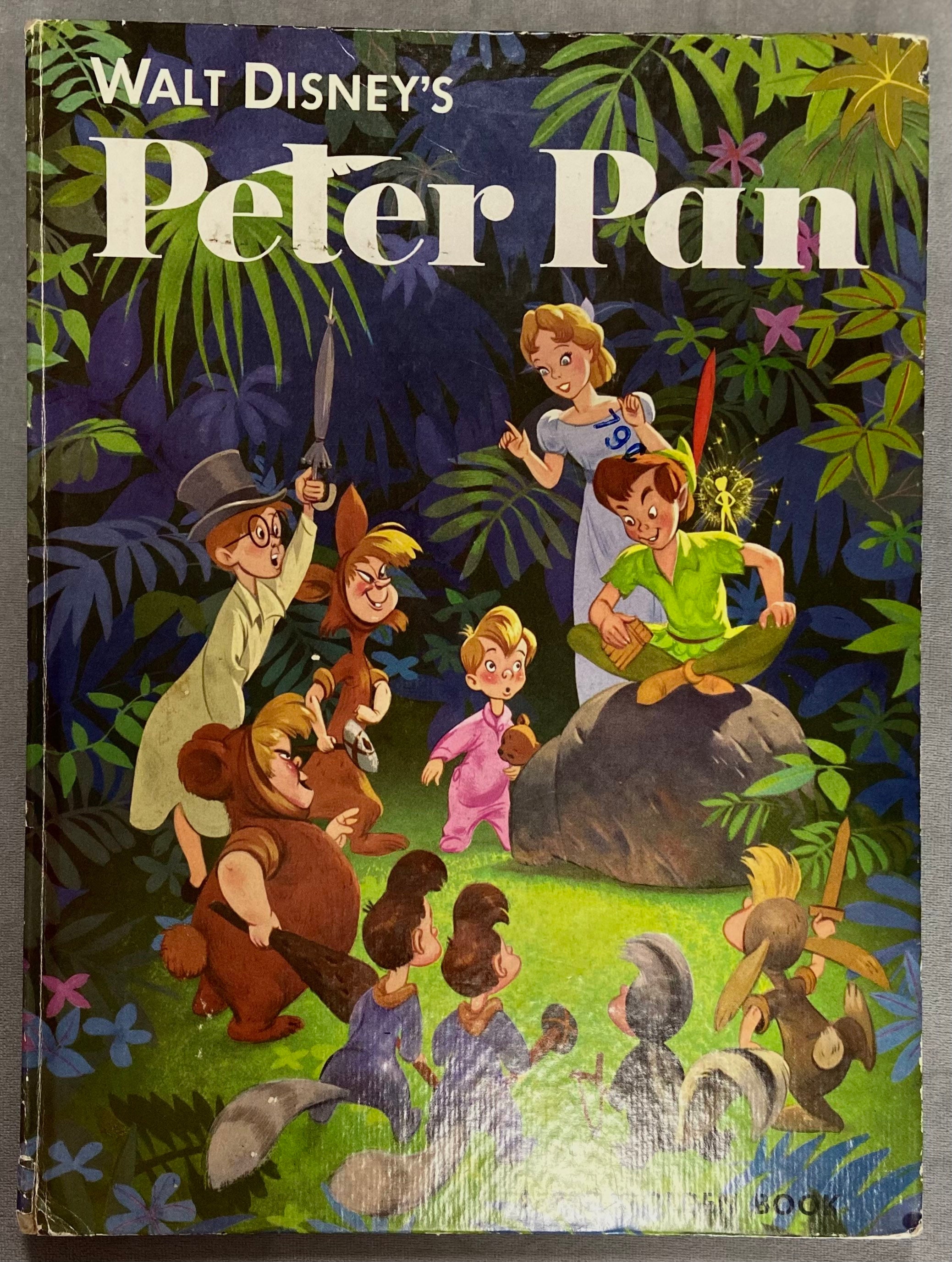 Vintage Walt DISNEY'S PETER PAN Big Golden Book - Etsy