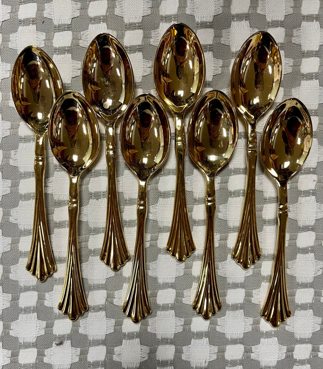 1847 Roger Bros GOLD ELECTROPLATE Silverware 45 Piece Set - Etsy