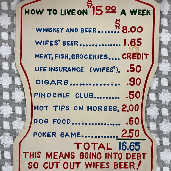 Vintage Bar Sign - Etsy