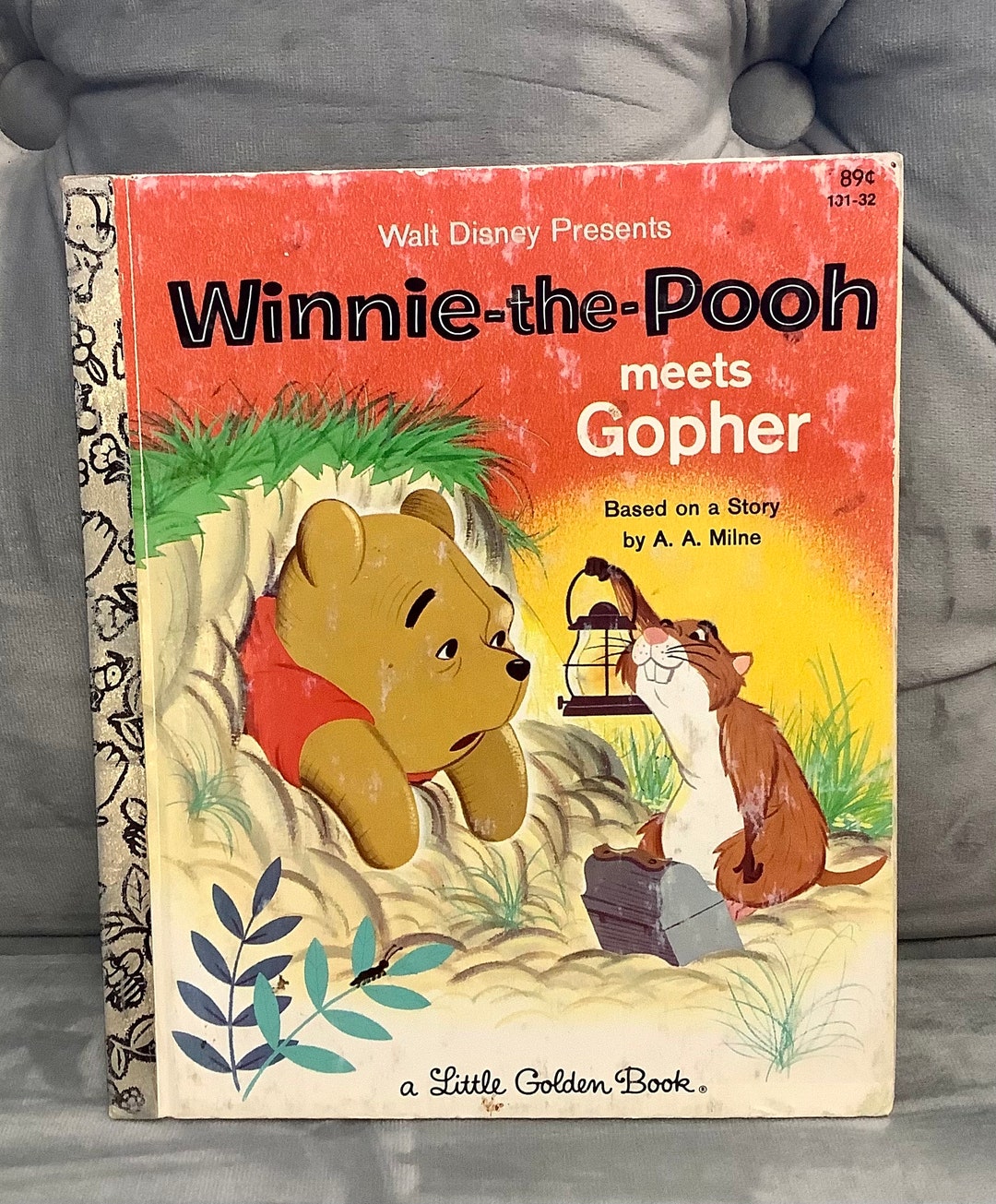 Vintage 1981 Walt Disney Little GOLDEN "winnie-the-pooh Meets Gopher ...