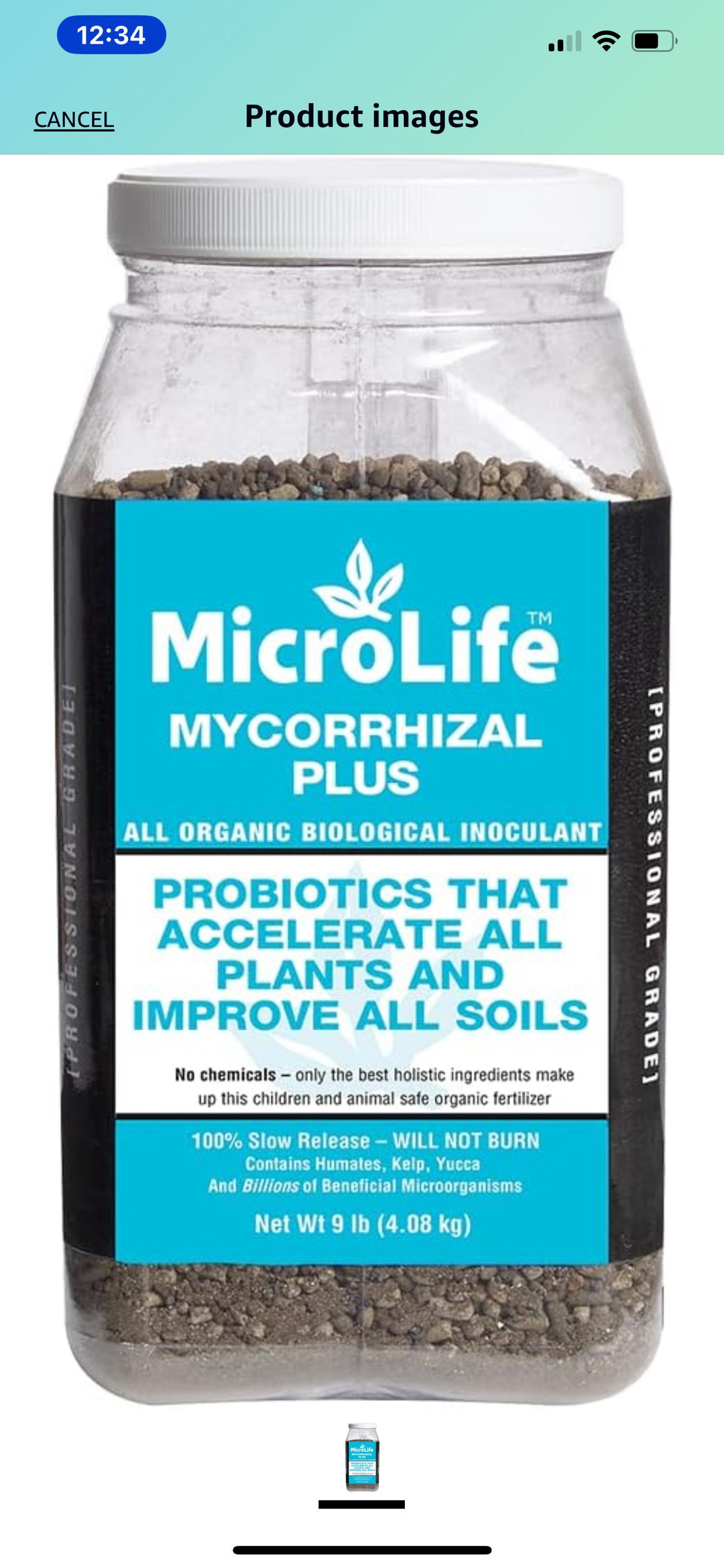 Microlife Mycorrhizal Plus Organic Biological Inoculant Granular Plants ...