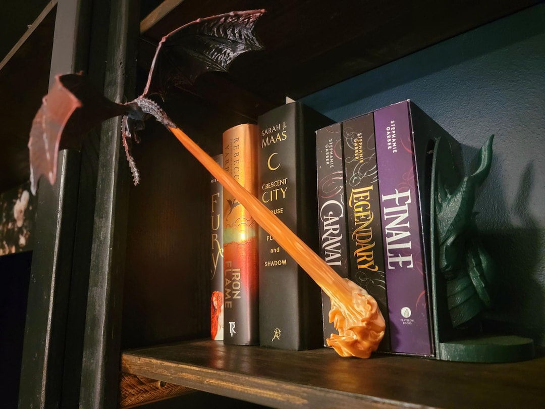Fire Breathing Dragon Book Nook With Book Mount, Perfect Gift or ...