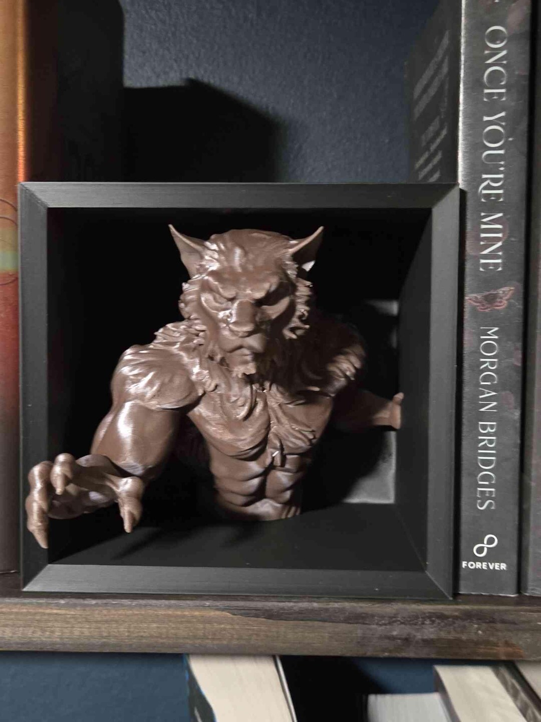 Alpha Werewolf | Gothic Fantasy Monster Shelf Decor | 3D Printed Horror ...
