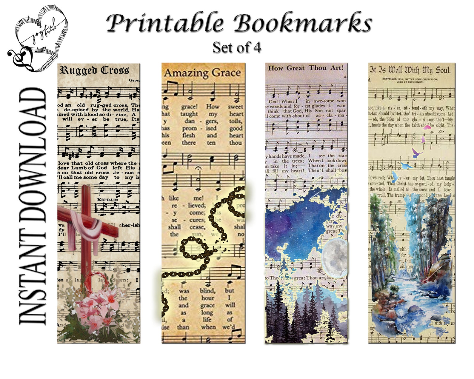 Musical Bookmarks - Etsy