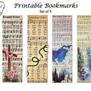 Musical Bookmarks - Etsy