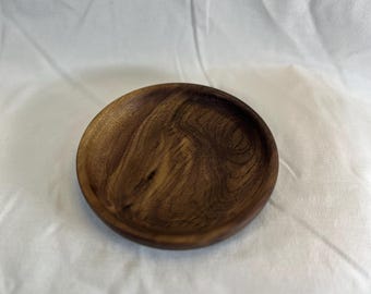 4 Walnut Ring Trinket Dish Woodturned Handmade Small - Etsy