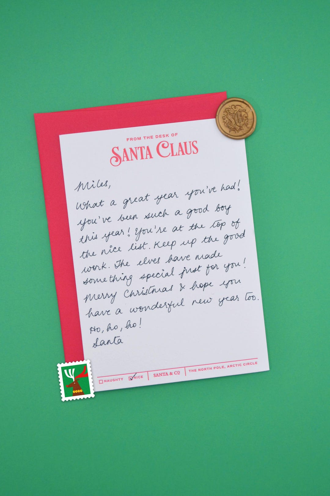 Personalized Letter From Santa Claus - Etsy