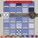 Crosshatch Digital Paper Pack. 100 Rainbow Colors. Seamless Backgrounds ...