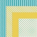 Turquoise Blue & Yellow Digital Paper With Light Texture for Scrapbooks ...