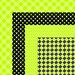 Chartreuse & Black Digital Paper Pack: Seamless Patterns (digital ...
