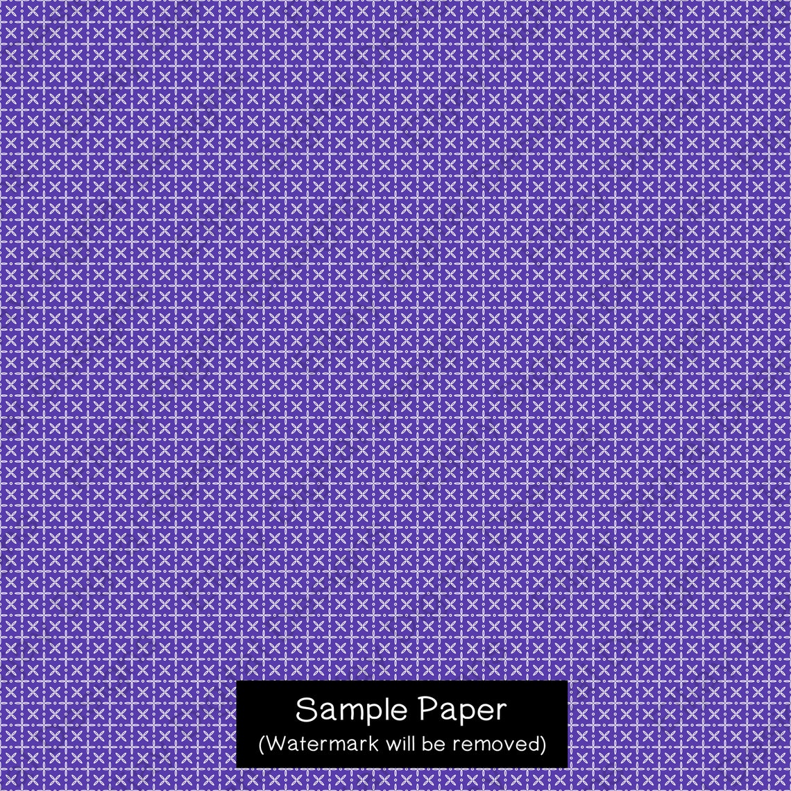 Flower Grid Pattern Digital Paper. 100 Colors. Printable Scrapbook and ...