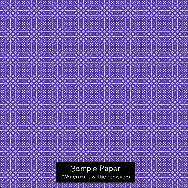 Flower Grid Pattern Digital Paper. 100 Colors. Printable Scrapbook and ...