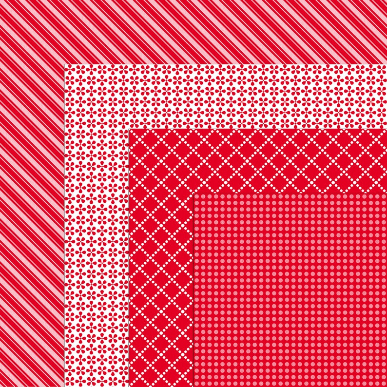 Red Digital Paper With Light Texture for Graduation, Scrapbooks, Crafts ...