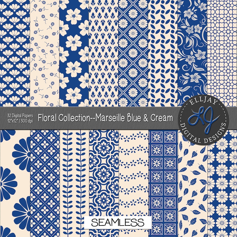 Blue Cream - Etsy