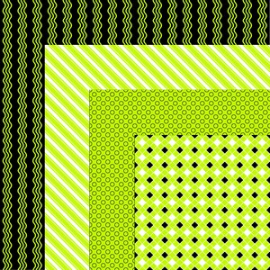 Chartreuse & Black Digital Paper Pack: Seamless Patterns (digital ...