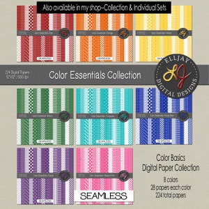 Royal Blue & Yellow Digital Paper With Light Texture for Scrapbooks ...