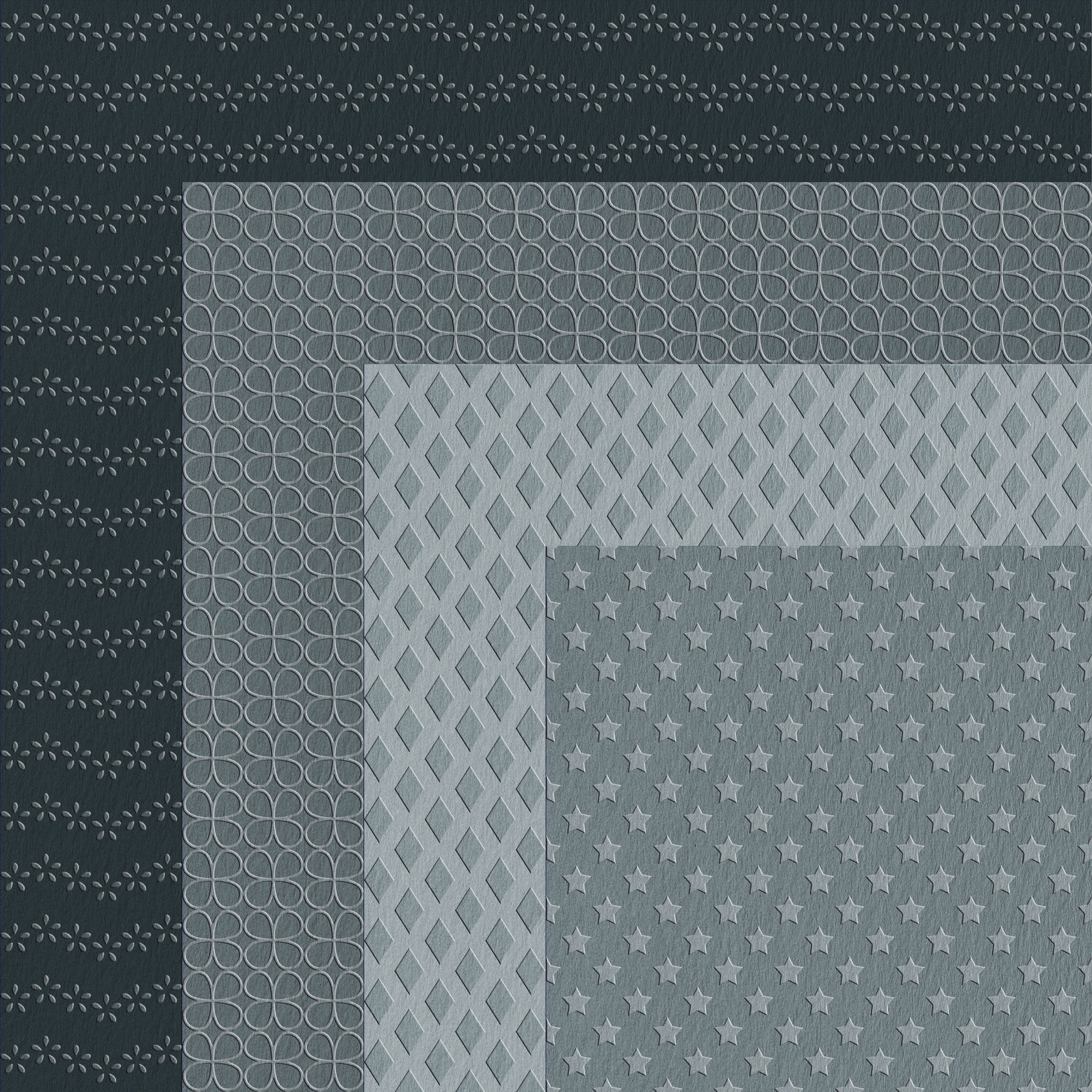Embossed Gray Digital Paper With Cardstock Texture. Scrapbook Patterns ...