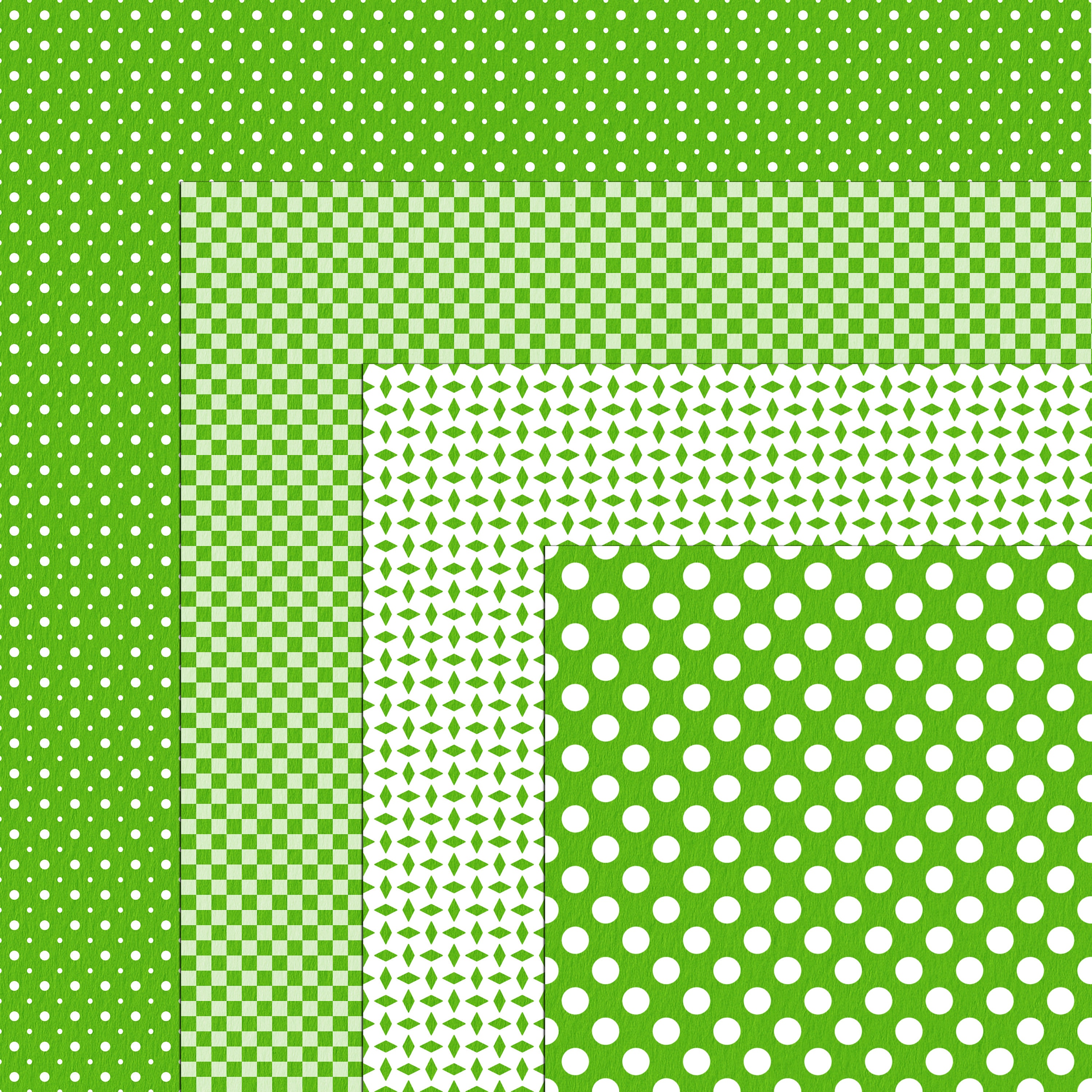 Kelly Green Digital Paper With Light Texture. Seamless Green Scrapbook ...