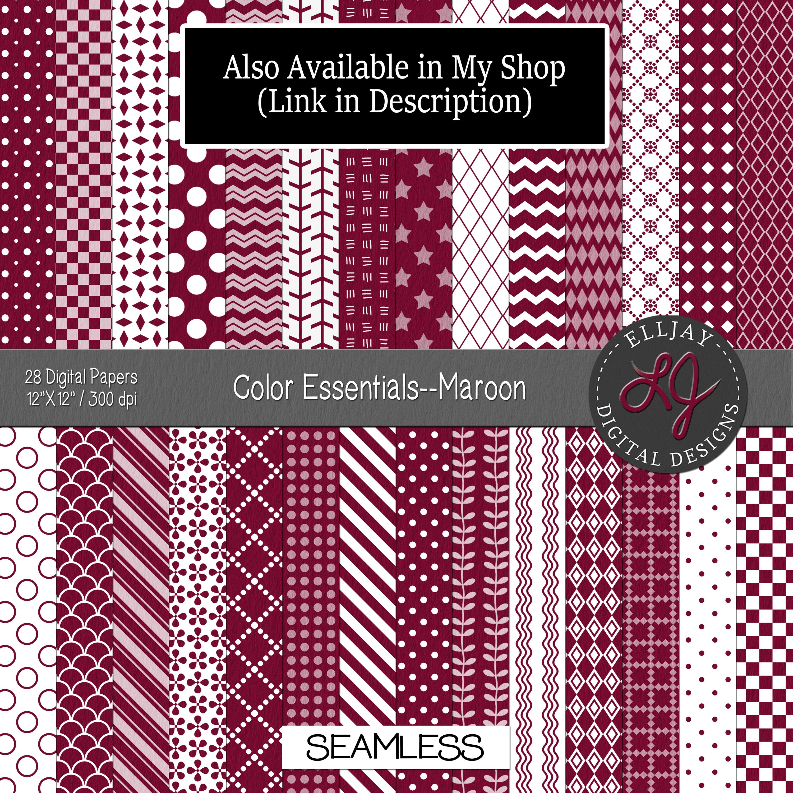 Maroon & Gold 2026 Graduation Digital Paper Set (digital Download) - Etsy