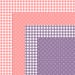 Gingham & Polka Dot Easter Digital Paper Pack. Yellow, Orange, Pink ...
