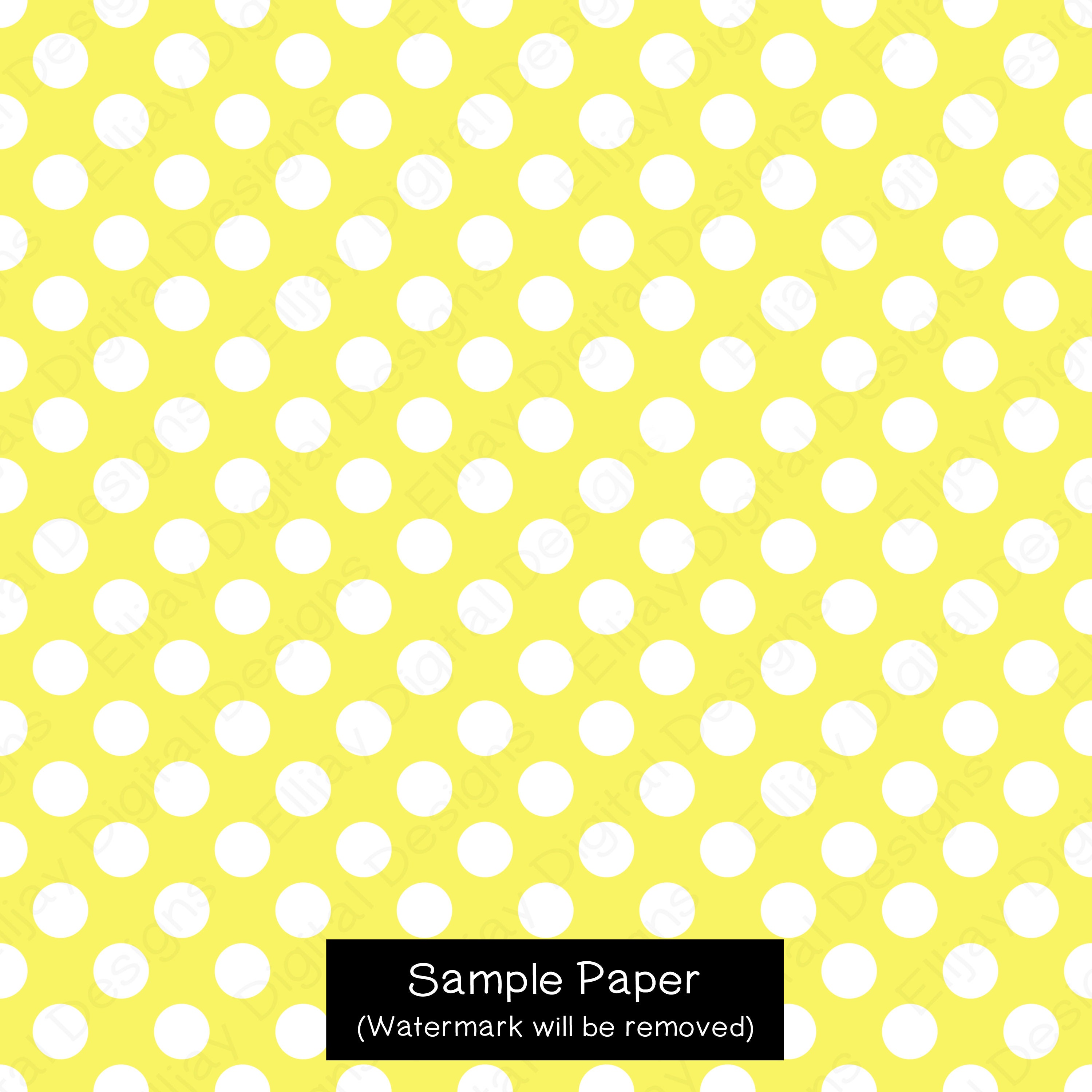 Polka Dots Digital Paper Pack. 100 Rainbow Colors. Seamless Patterns ...