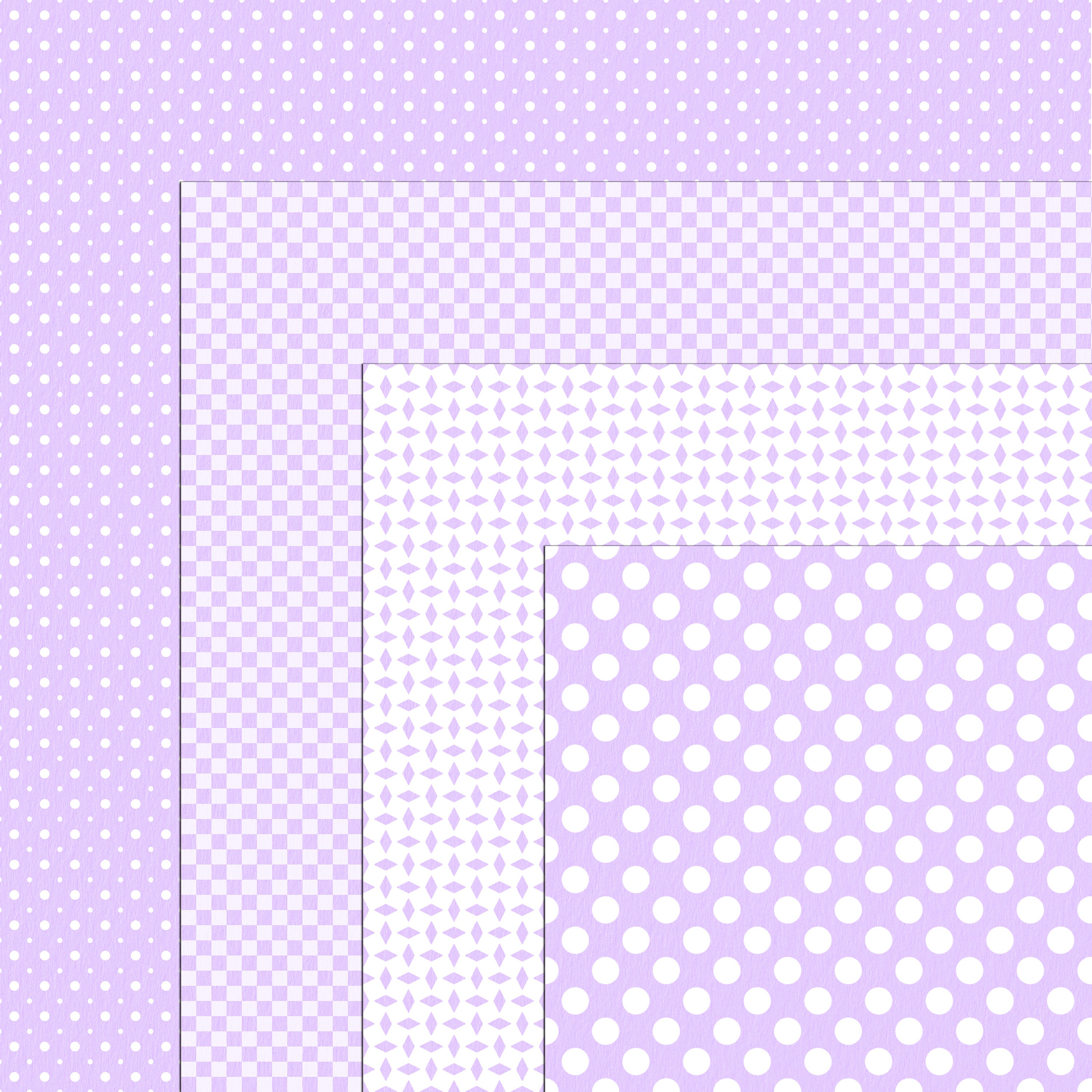 Lilac Digital Paper With Light Texture. Seamless Purple Scrapbook Paper ...