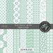 Mint Green Floral Digital Paper Pack. Seamless Mint Scrapbook. 32 Green ...