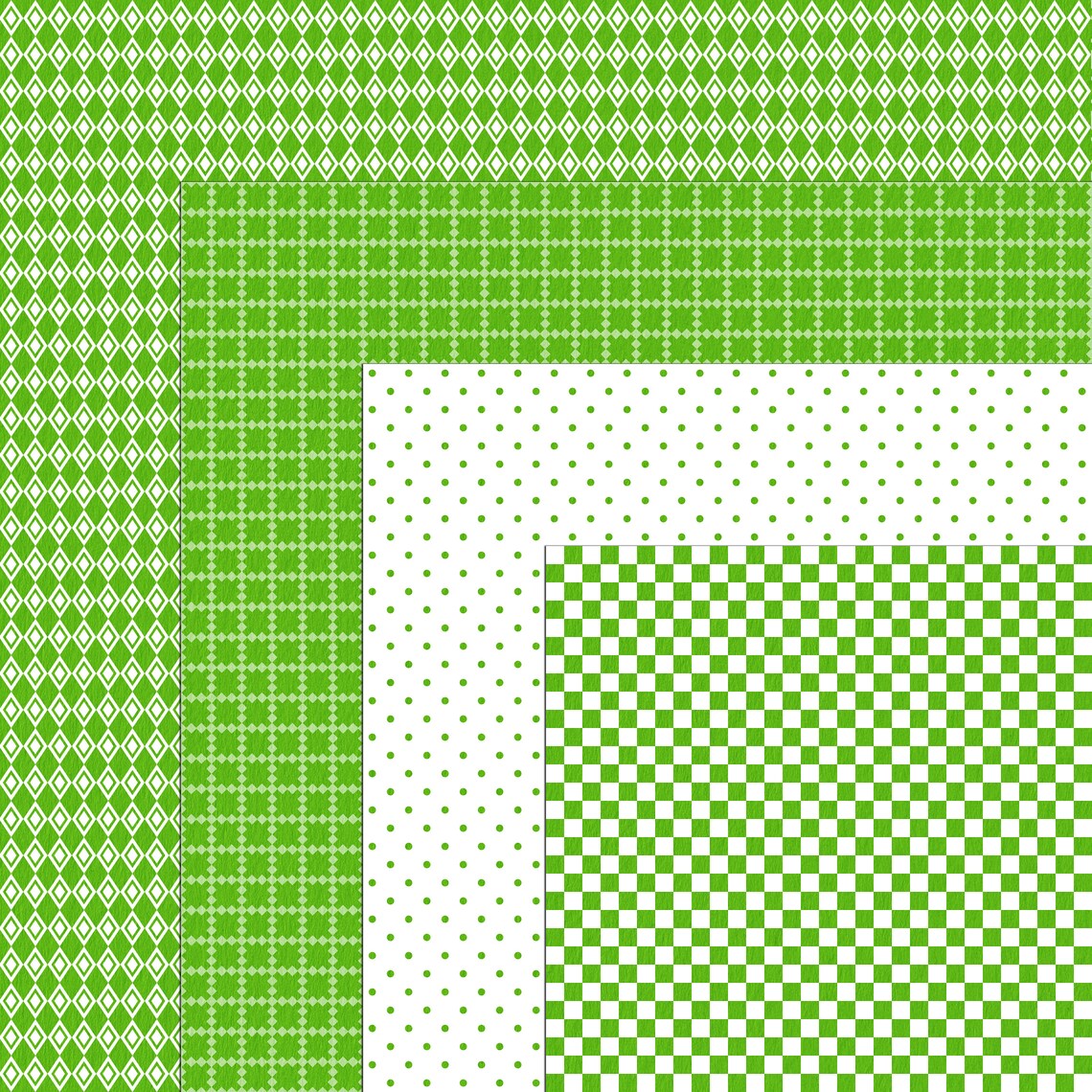 Kelly Green Digital Paper With Light Texture. Seamless Green Scrapbook ...