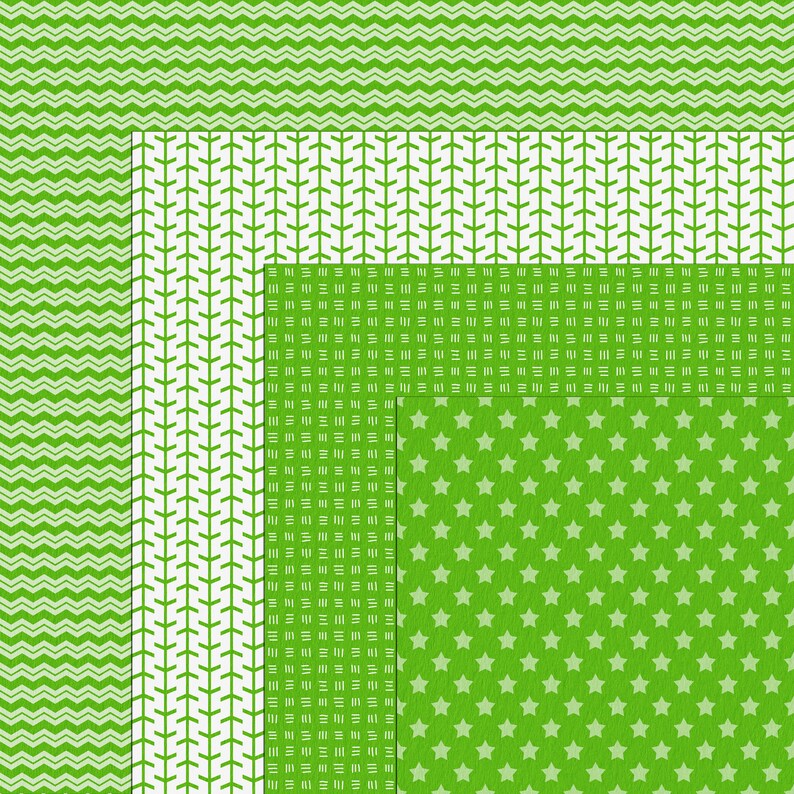 Kelly Green Digital Paper With Light Texture. Seamless Green Scrapbook ...