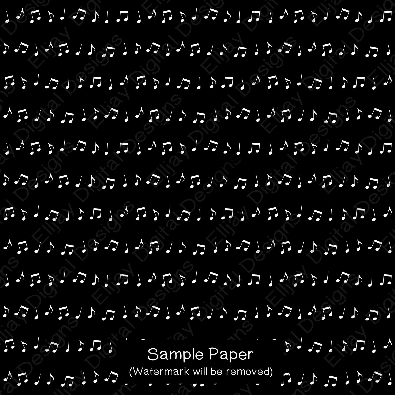 Green Marching Band Digital Paper Pack. Band Scrapbook Paper. Music ...
