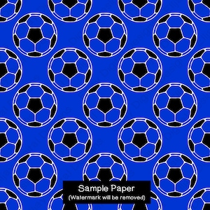 Soccer Ball Digital Paper Pack 100 Colors. Soccer Ball Scrapbook Paper ...