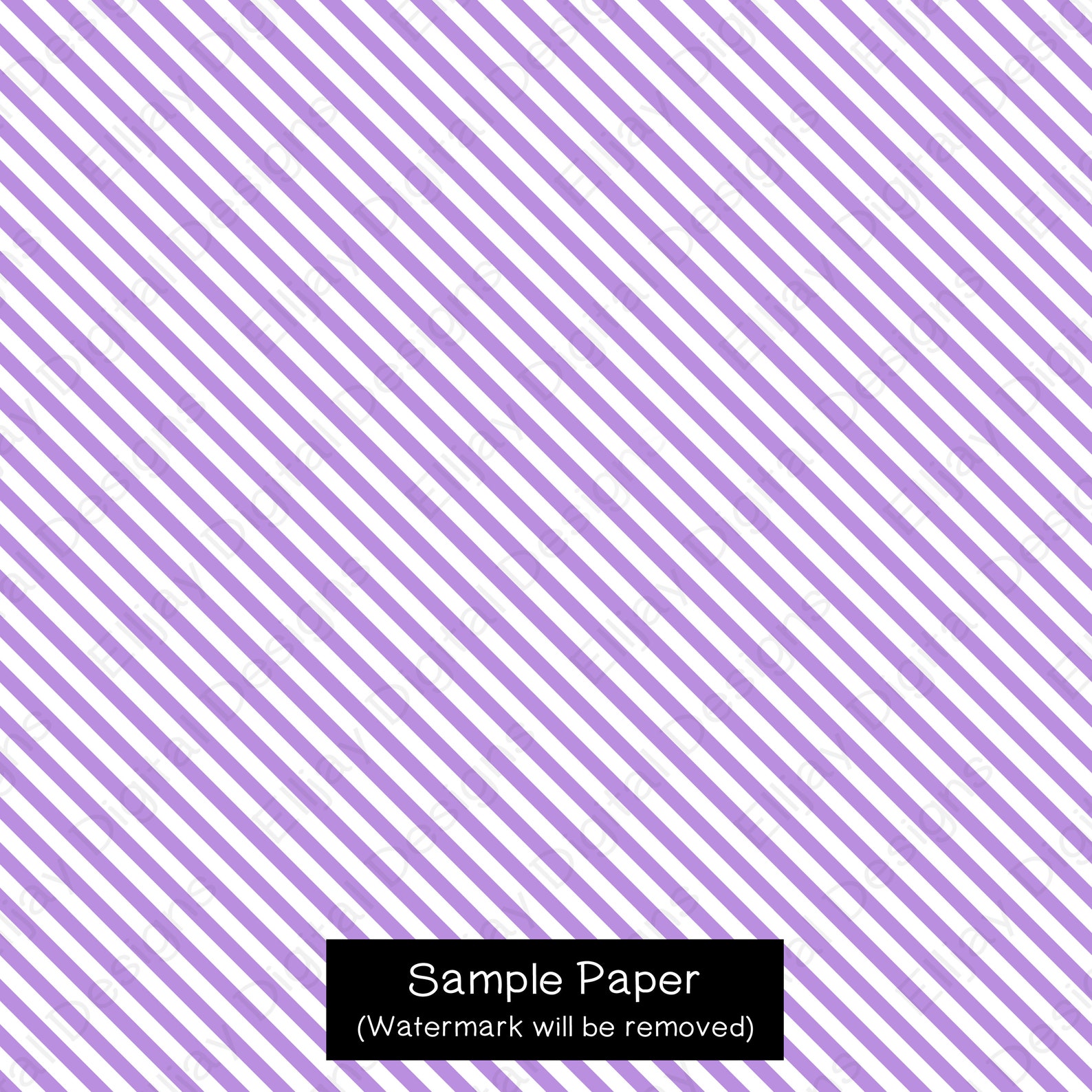 Rainbow White Diagonal Stripe Digital Paper: 100 Colors (12x12", 300 ...