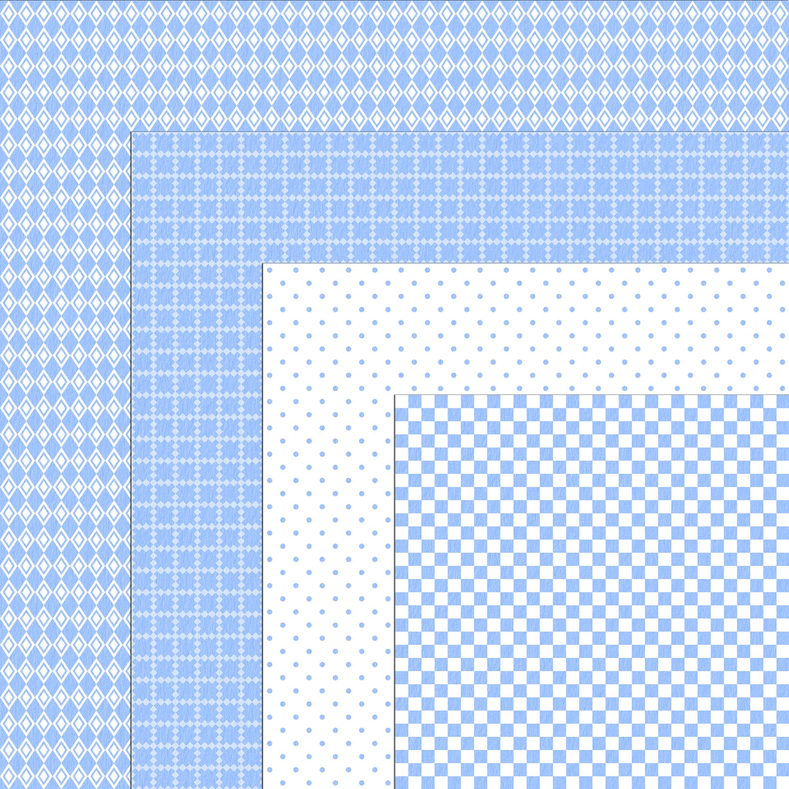 Pastel Blue Digital Paper With Light Texture. Seamless Blue Scrapbook ...