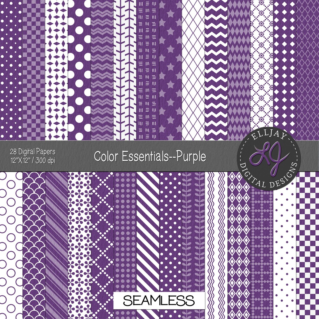 Purple Digital Paper With Light Texture for Graduation, Scrapbooks ...
