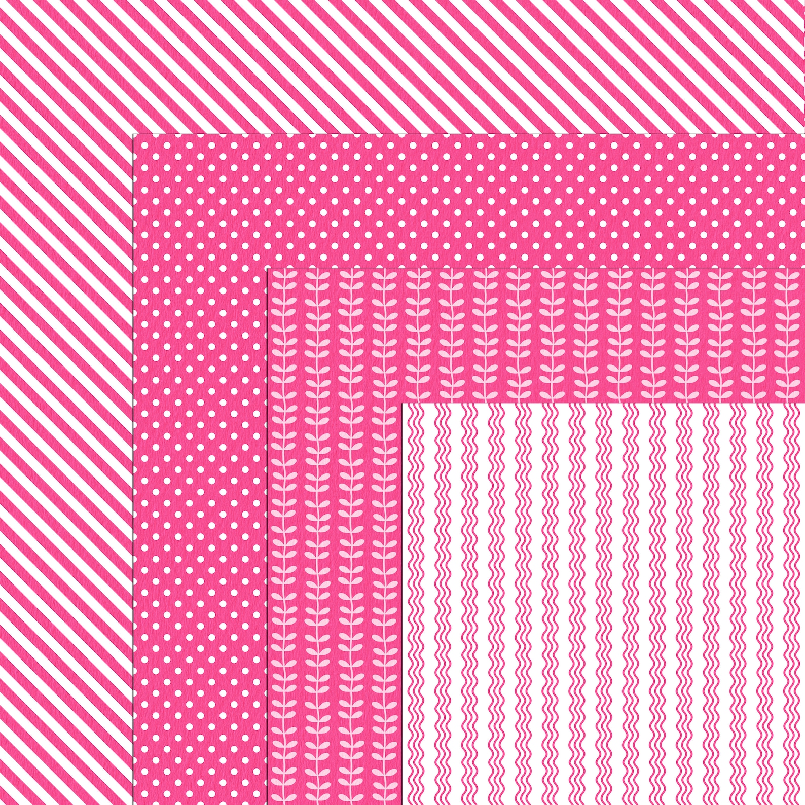 Pink Digital Paper With Light Texture. Seamless Pink Scrapbook Patterns ...