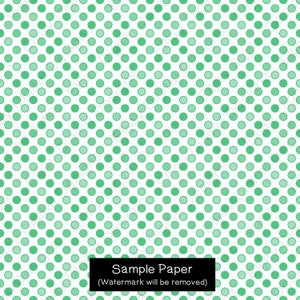 Tinted Polka Dots Digital Paper in 100 Colors. Scrapbook Paper Pack ...