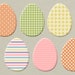 Easter Digital Paper Pack With Easter Egg Clipart, and Easter Word Art ...