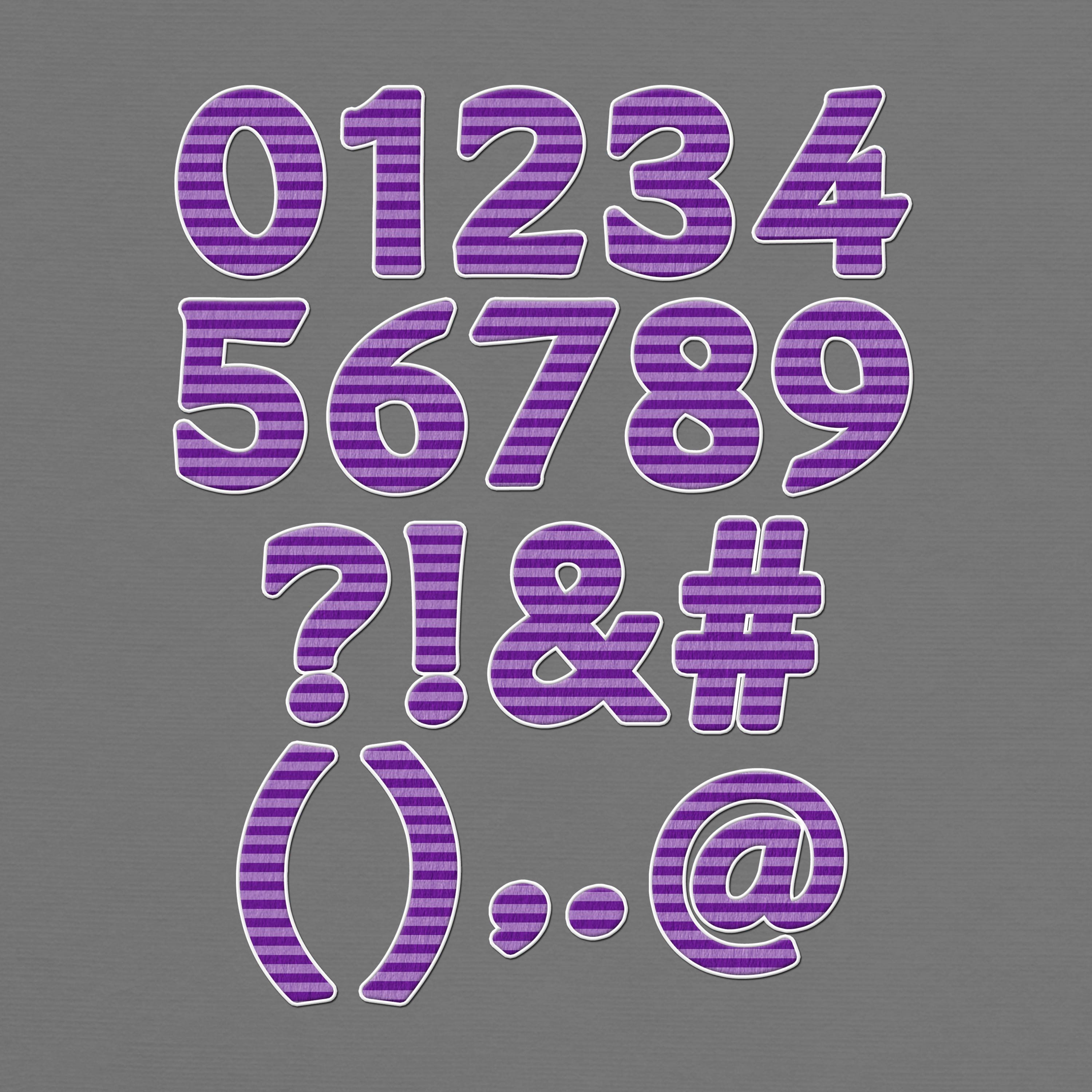 Purple Pattern Alphabet PNG Clipart: 8 Sets (digital Download) - Etsy