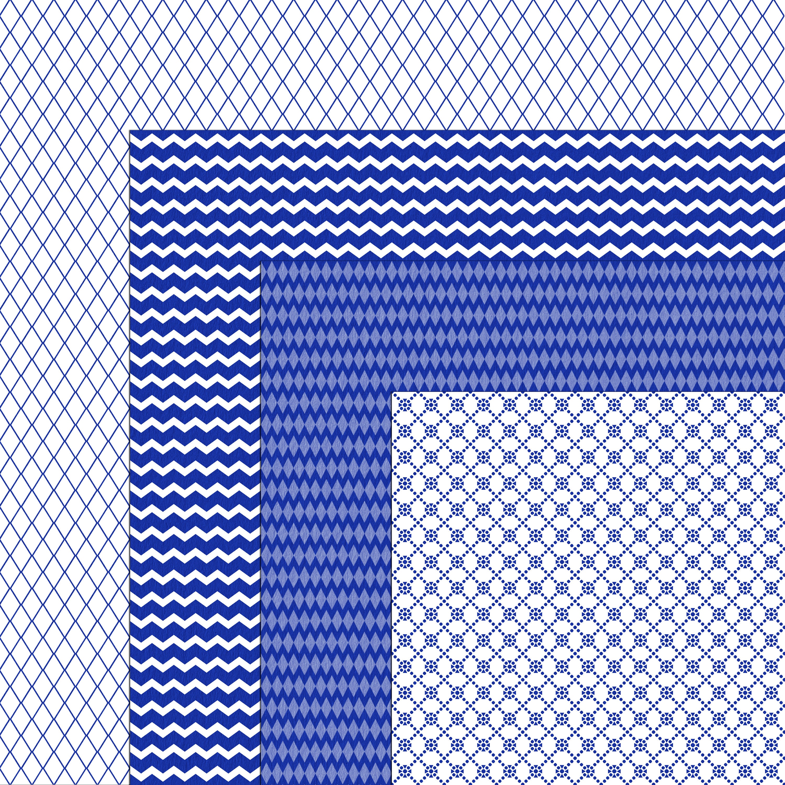 Royal Blue Seamless Digital Paper: Light Texture Scrapbook Patterns ...