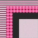 Hot Pink & Black Digital Paper Pack. Seamless Pink Backgrounds ...
