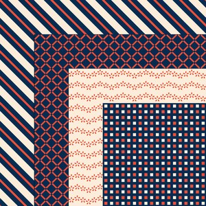Navy Blue & Orange Digital Paper Pack. Sports Colors. Blue and Orange ...