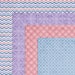Blue, Purple & Red Digital Paper Pack. Printable Floral Patterns. Cards ...