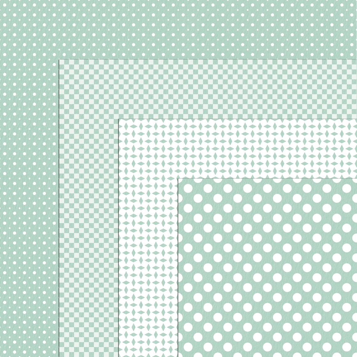 Mint Green Digital Paper: Seamless Light Texture (digital Download) - Etsy