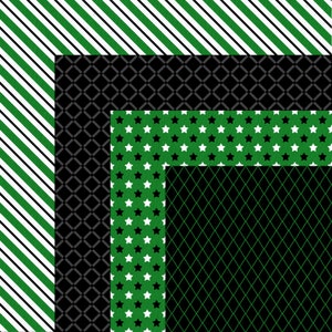 Green & Black Digital Paper Pack. Seamless Green Backgrounds ...